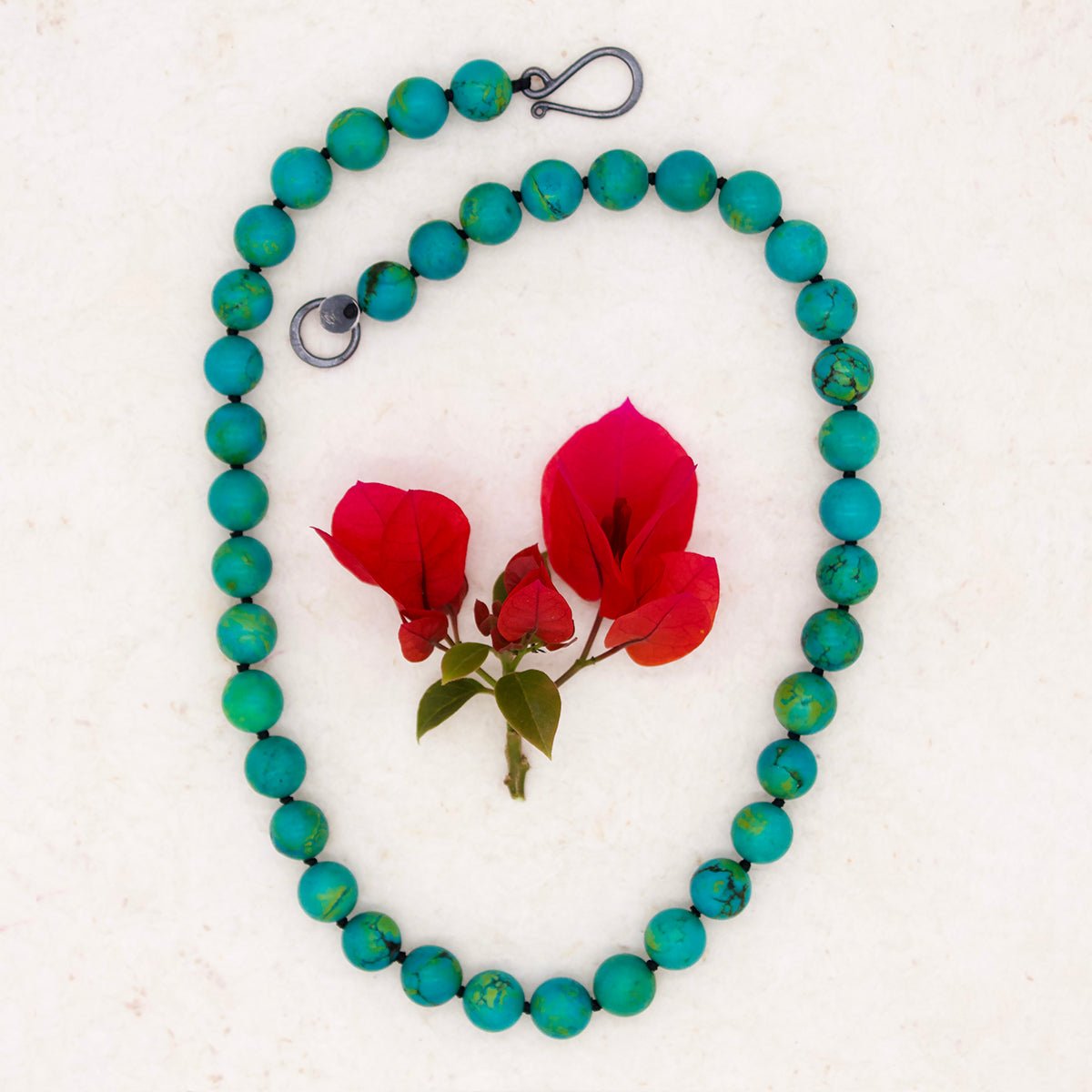 Polished Persian Turquoise Necklace